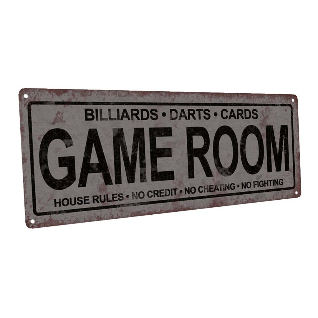 Game Room Metal Sign Wall Decor for Mancave, Den, or Gameroom - Etsy