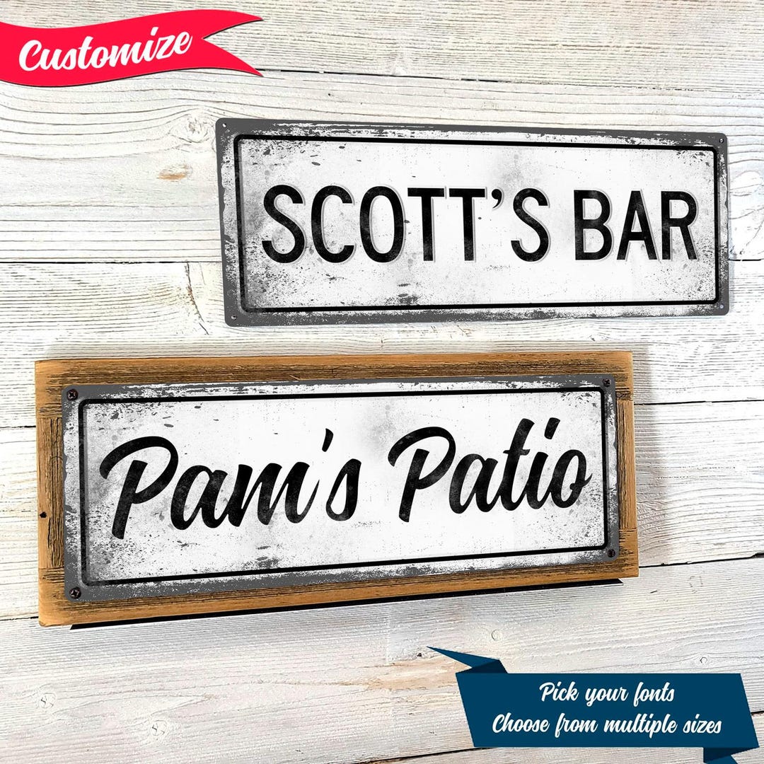 CUSTOM Metal Sign for Home, Office, Business, Personalized Gift - Etsy