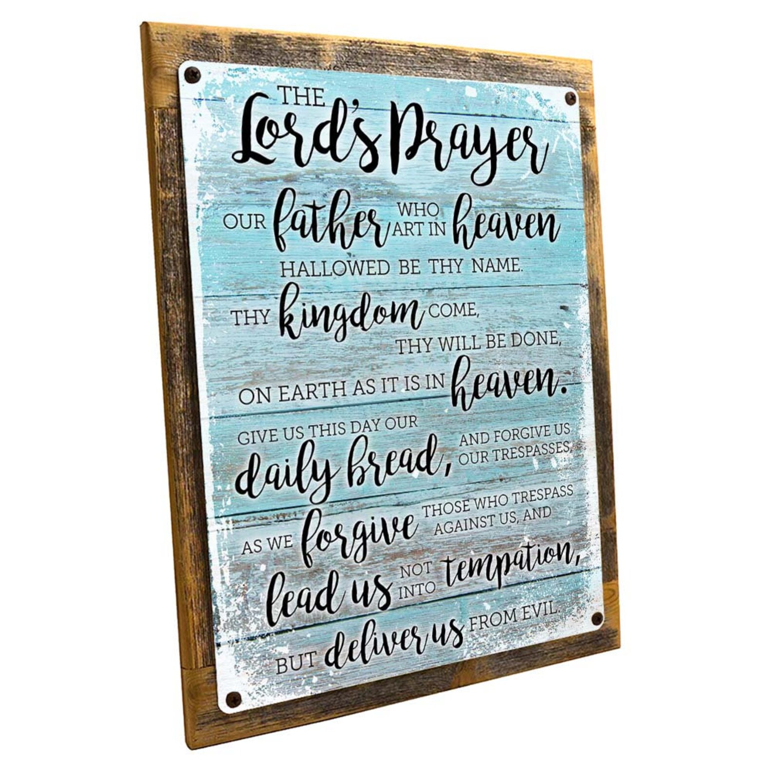 The Lords Prayer Metal Sign Wall Decor for Office or Meeting - Etsy