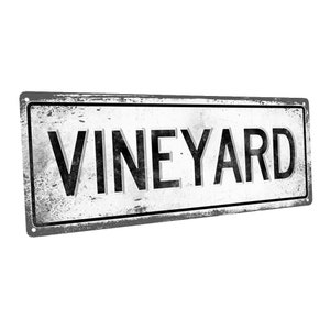 Vineyard Metal Sign; Wall Decor for Kitchen and Dining Room - Etsy