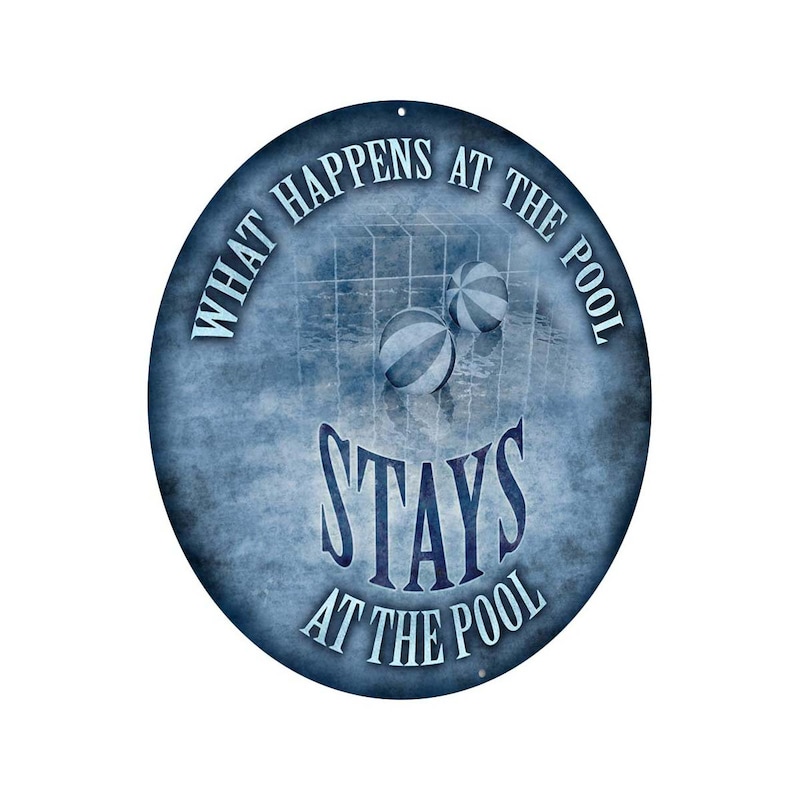 Pool Deck Signs - Etsy