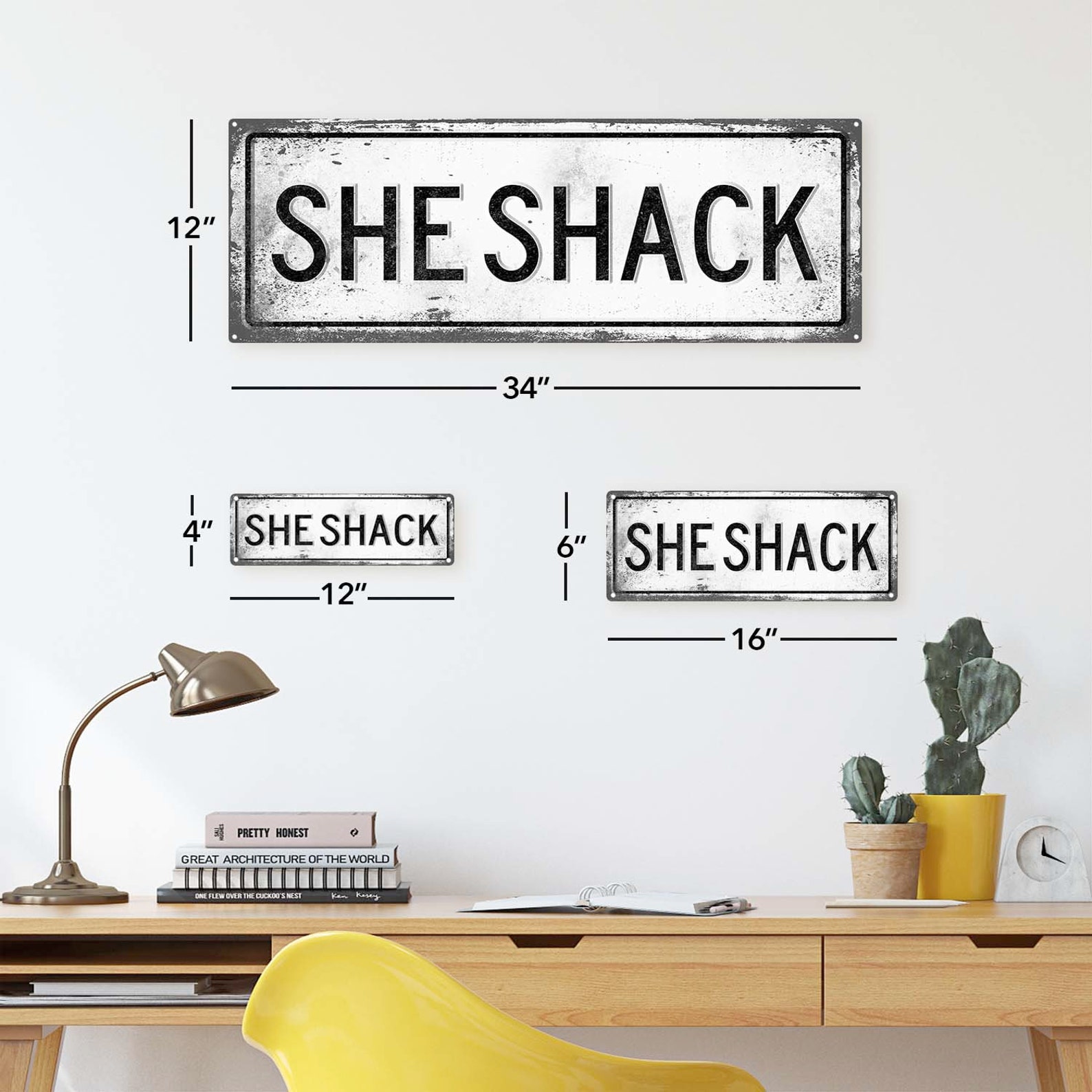 She Shack Metal Art Print for Decorating Home and Office - Etsy