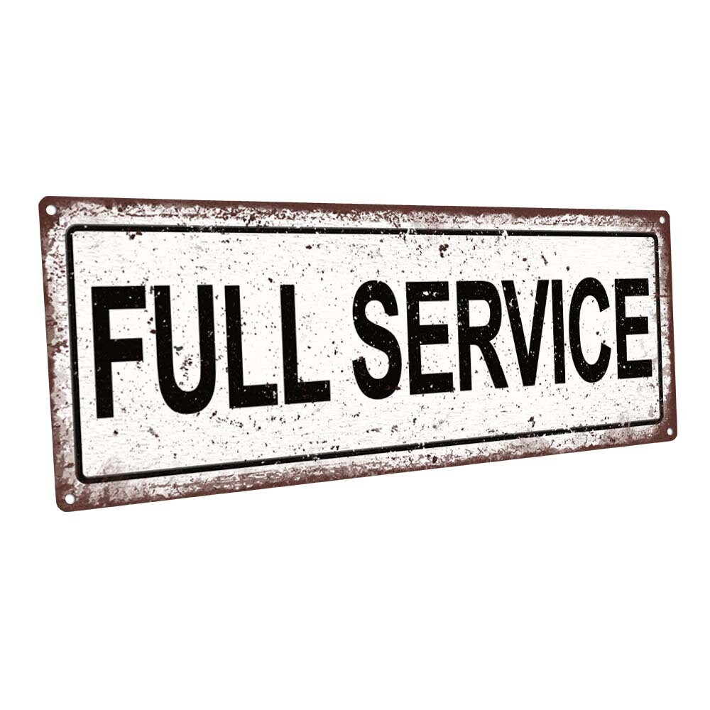 Full Service Metal Art Print for Decorating Mancave, Den, and Gameroom ...