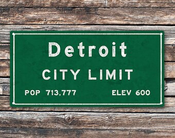 City Population Sign - Etsy