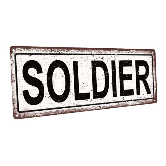 Solider Metal Sign Wall Decor for Home and Office | Etsy