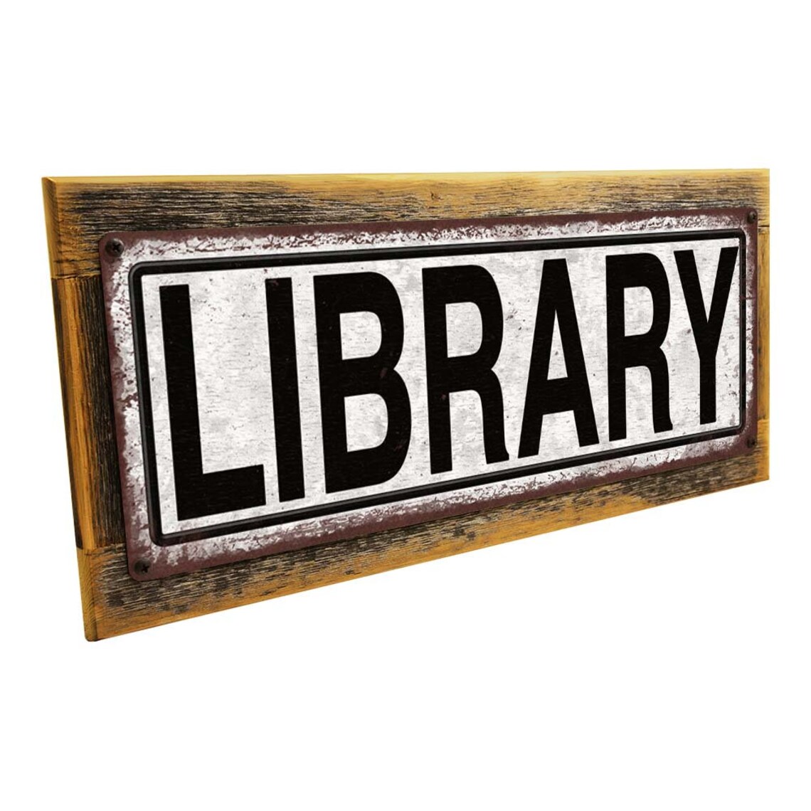 Library Metal Sign Wall Decor for Home and Office - Etsy