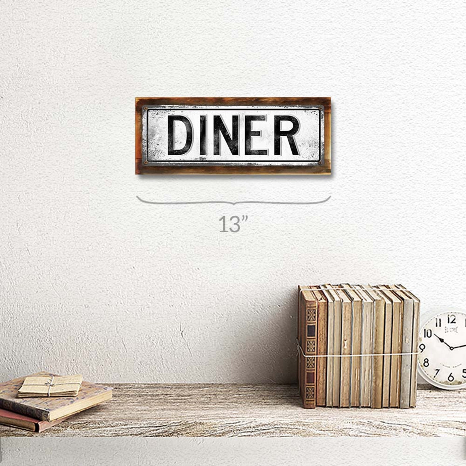DINER Metal Street Sign Vintage Retro MEM2007 | Etsy