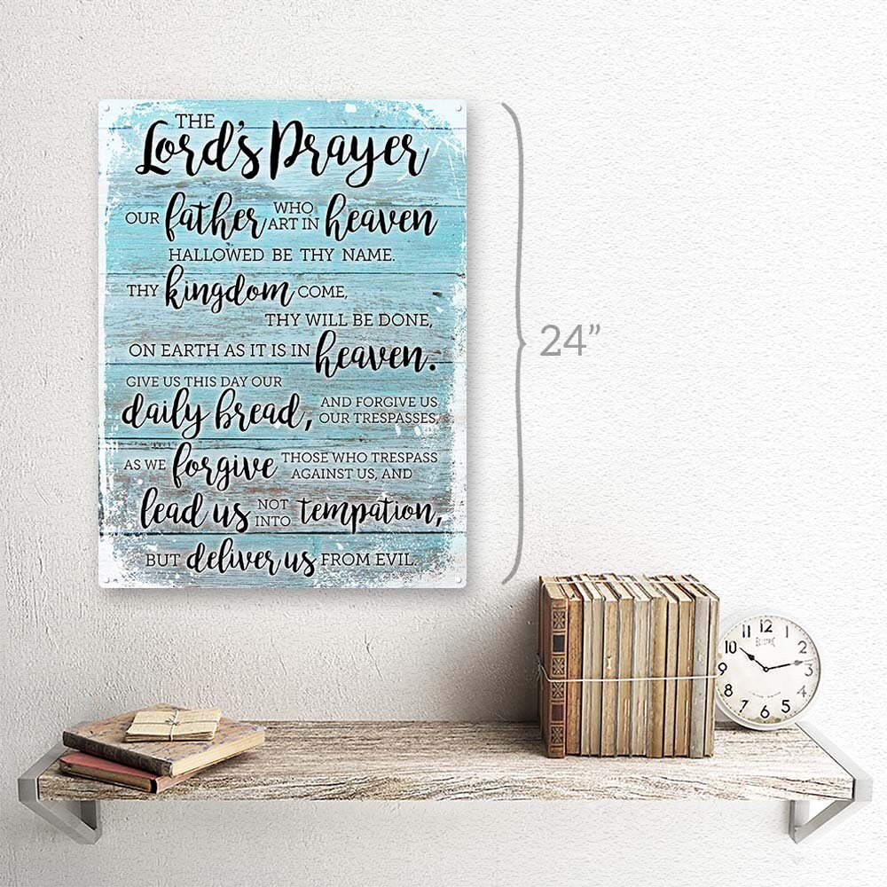 The Lord’s Prayer Metal Sign; Wall Decor for Office or Meeting Room - Etsy