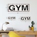Gym Metal Street Sign Rustic Vintage - Etsy