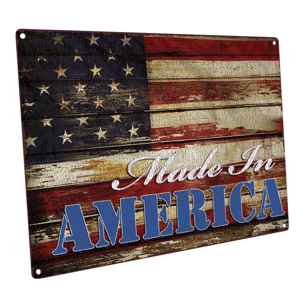 Made in America Metal Sign; Wall Decor for Office or Meeting Room - Etsy