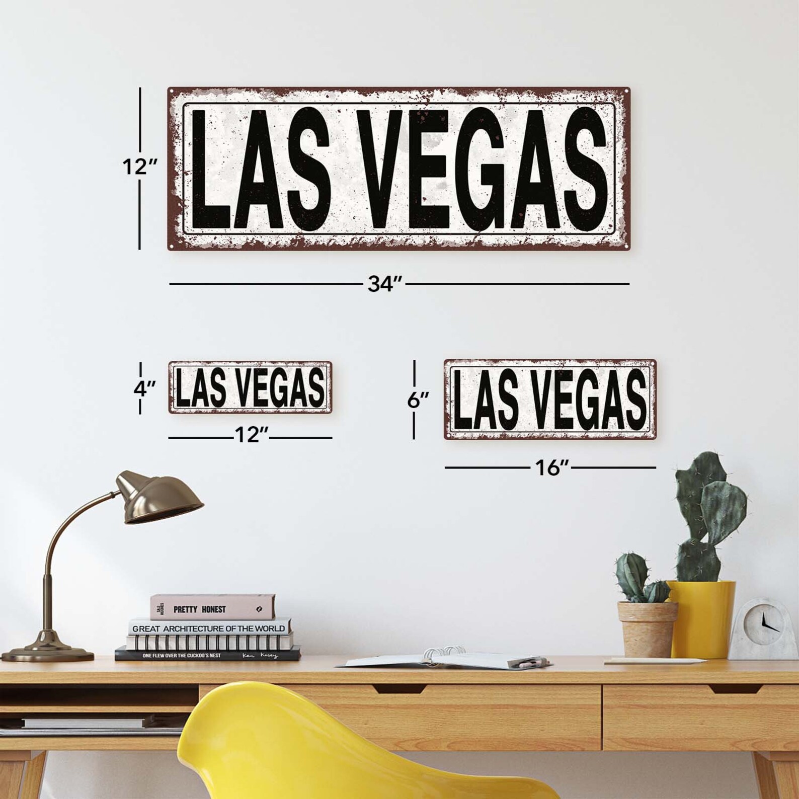 Las Vegas Metal Street Sign Rustic Vintage - Etsy