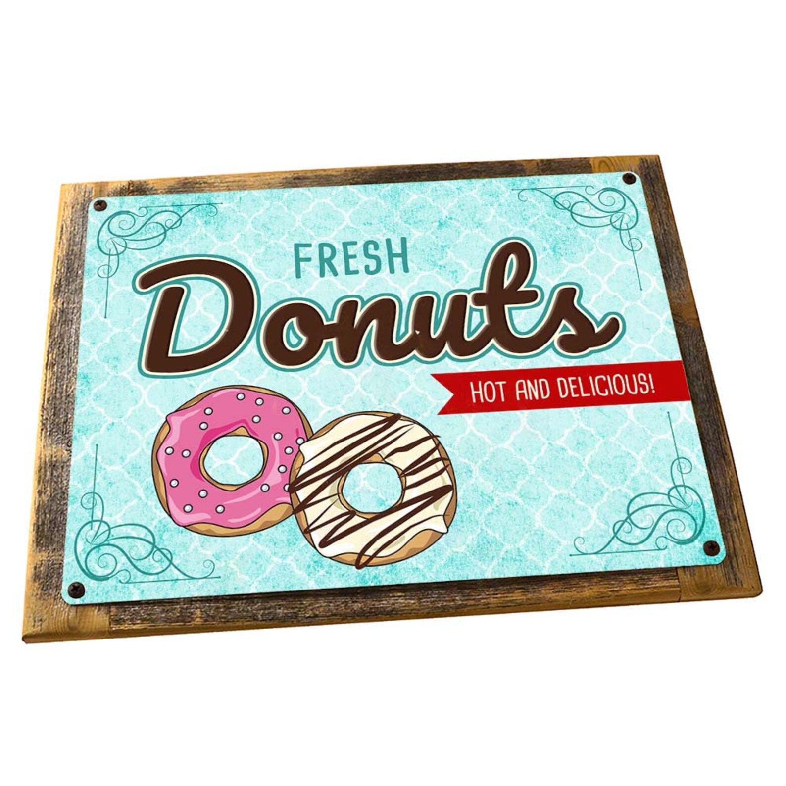 Fresh Donuts Metal Sign Wall Decor for Kitchen and Dining - Etsy UK