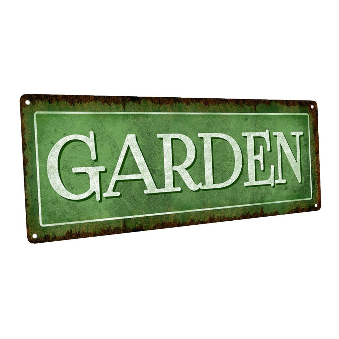 Garden Metal Sign; Wall Decor for Porch, Patio, or Deck - Etsy