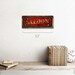 Red Saloon Metal Sign Wall Decor for Mancave Den or - Etsy