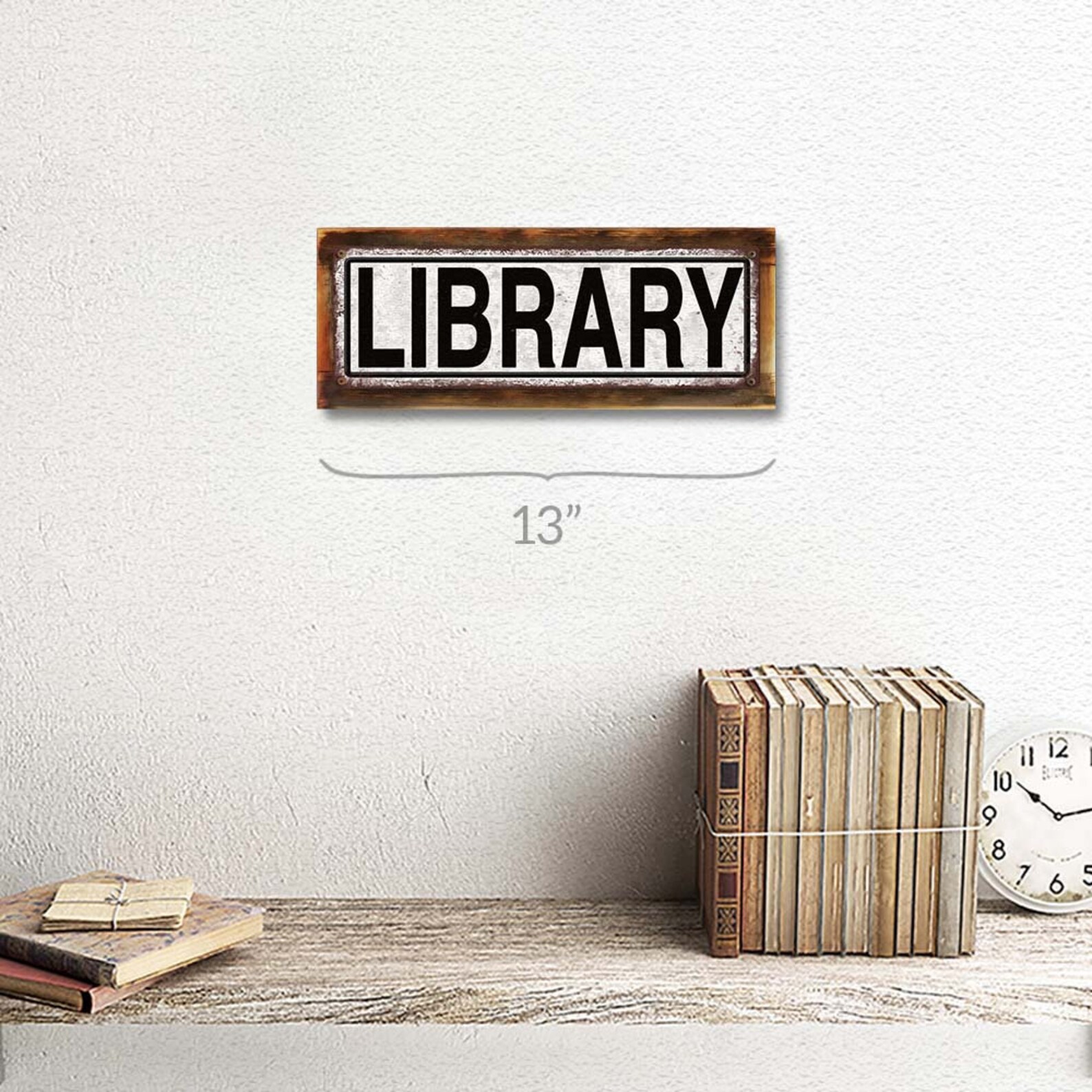 Library Metal Sign Wall Decor for Home and Office | Etsy