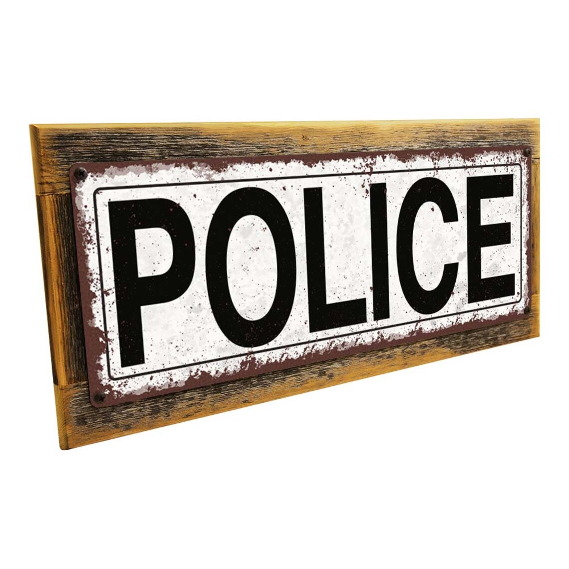 Police Metal Sign Wall Decor for Home and Office | Etsy