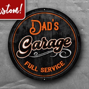 Custom Full Service Garage Metal Sign for Shop Patio | Etsy