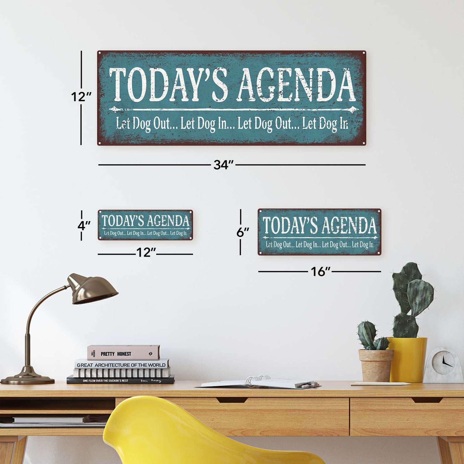 Let Dog Out Let Dog in Metal Sign Wall Decor for Home and - Etsy