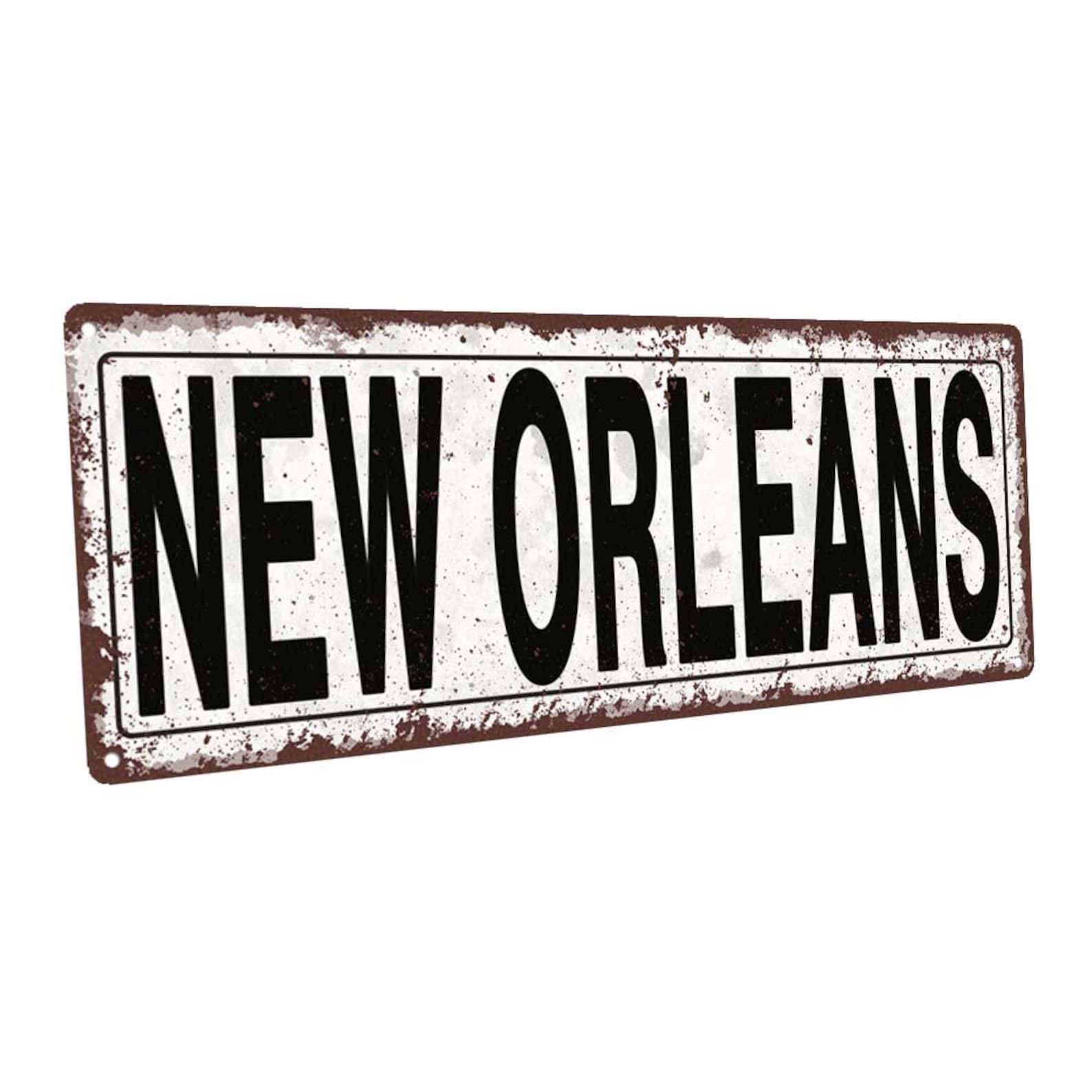 New Orleans Metal Street Sign, Rustic, Vintage - Etsy