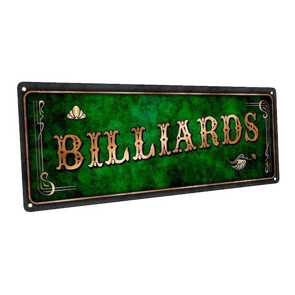 Billiards Sign - Etsy