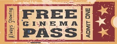 Framed Home Cinema Metal Sign Ticket to the Movie Media | Etsy