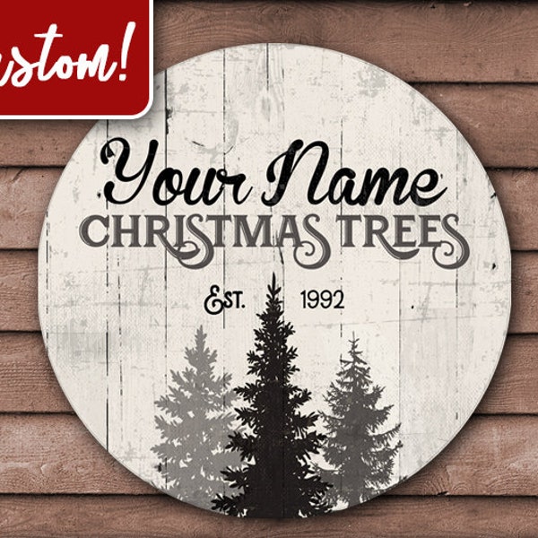 Round Metal Farm Sign - Etsy