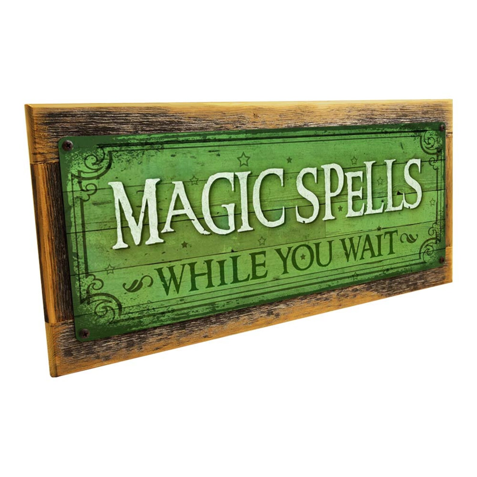 Magic Spells While You Wait Metal Sign Wall Decor for Home - Etsy