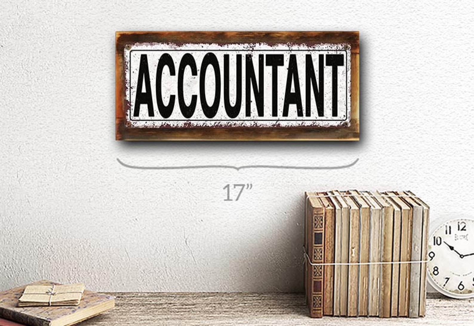 Accountant Metal Street Sign Rustic Vintage TFD2029 | Etsy