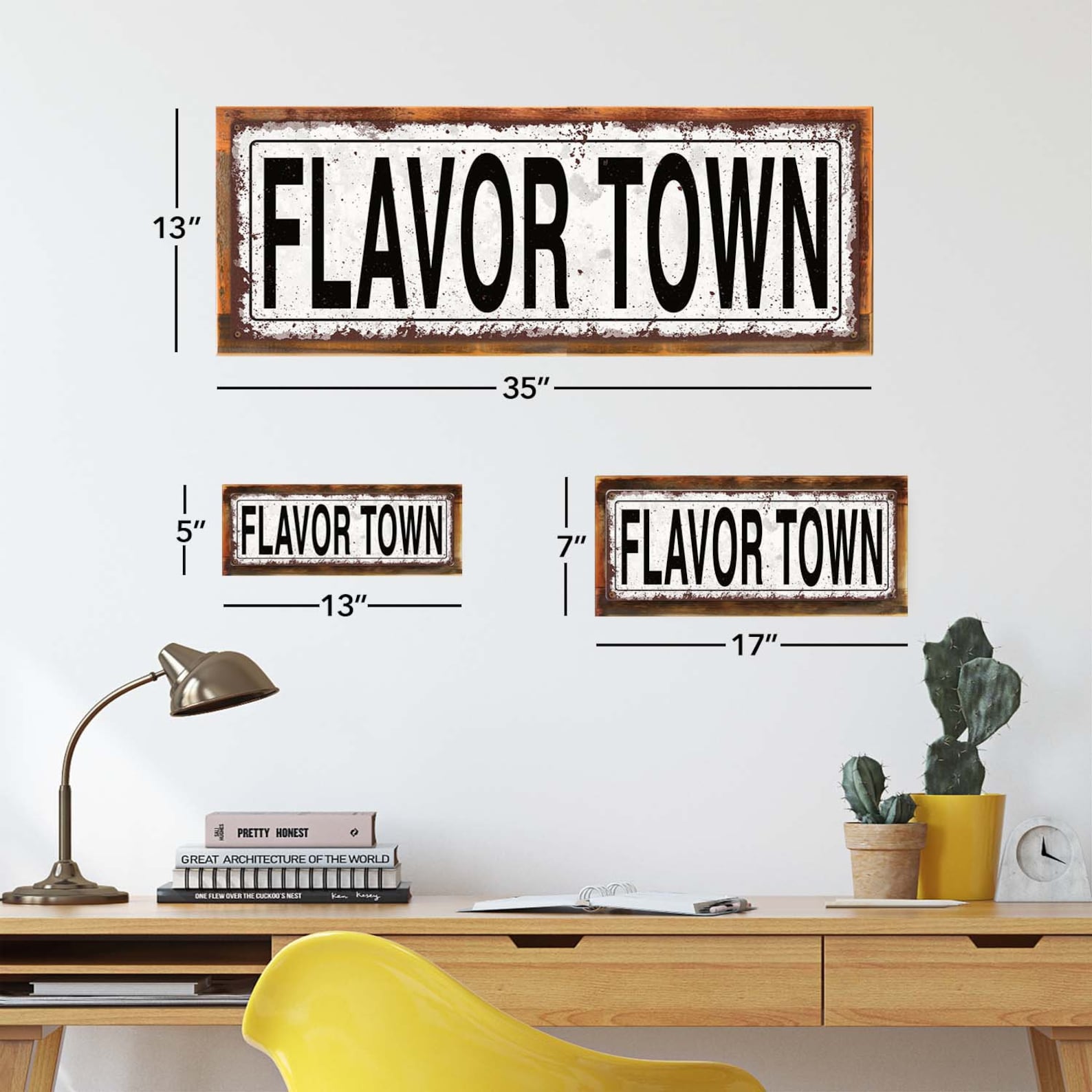 Flavor Town Metal Sign Wall Decor for Kitchen Dining Room - Etsy