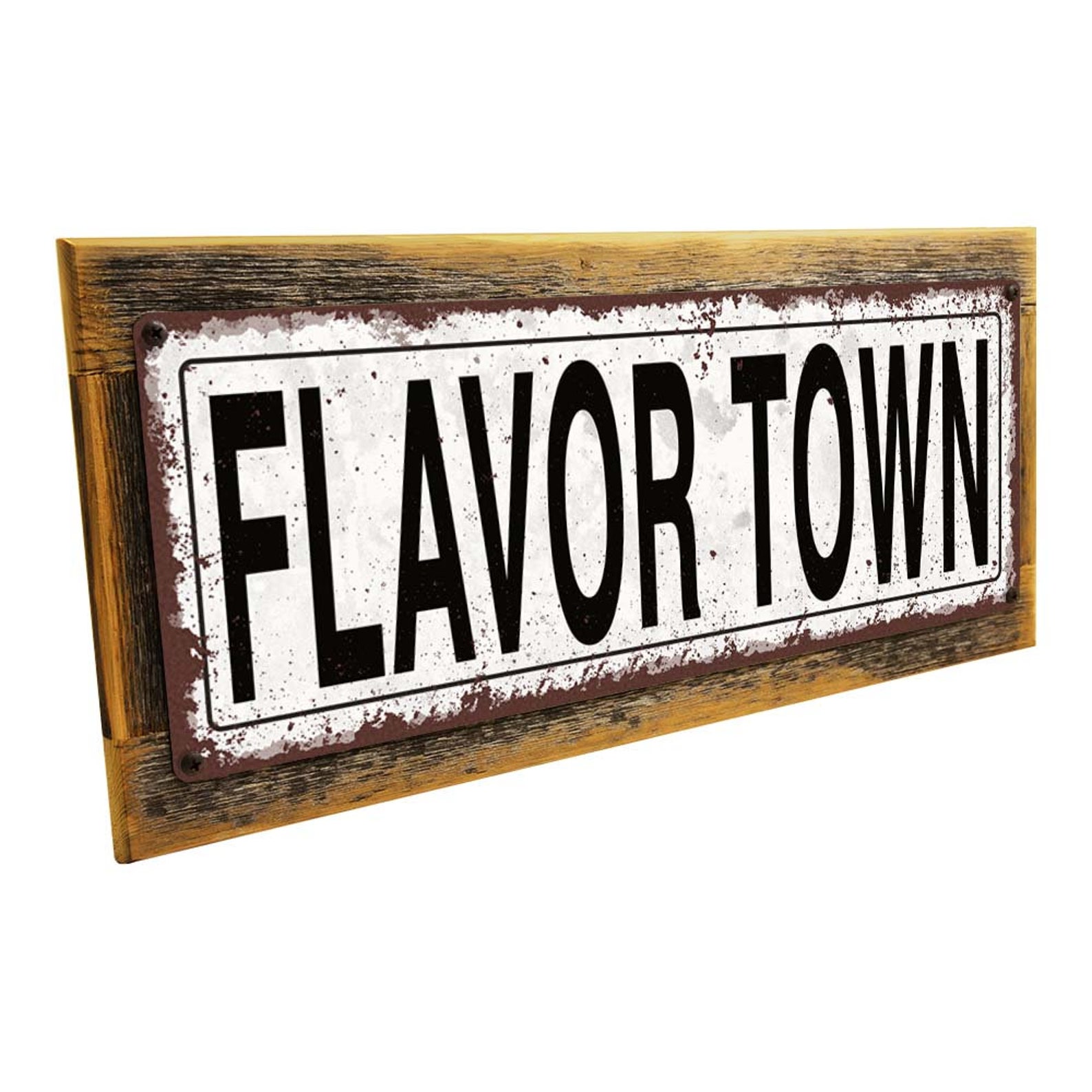 Flavor Town Metal Sign Wall Decor for Kitchen Dining Room - Etsy