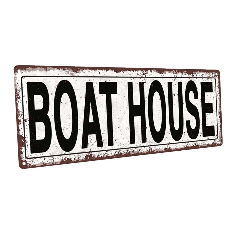 Boat House Metal Sign; Wall Decor for Porch, Patio, or Deck - Etsy