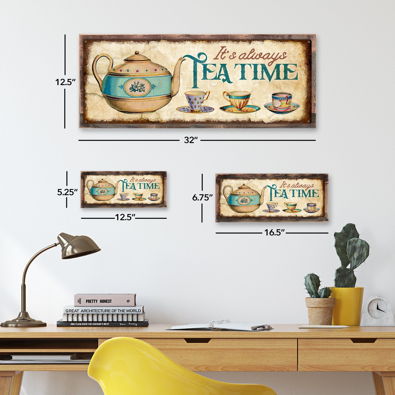 It's Always Tea Time Metal Sign Wall Decor for Home and - Etsy