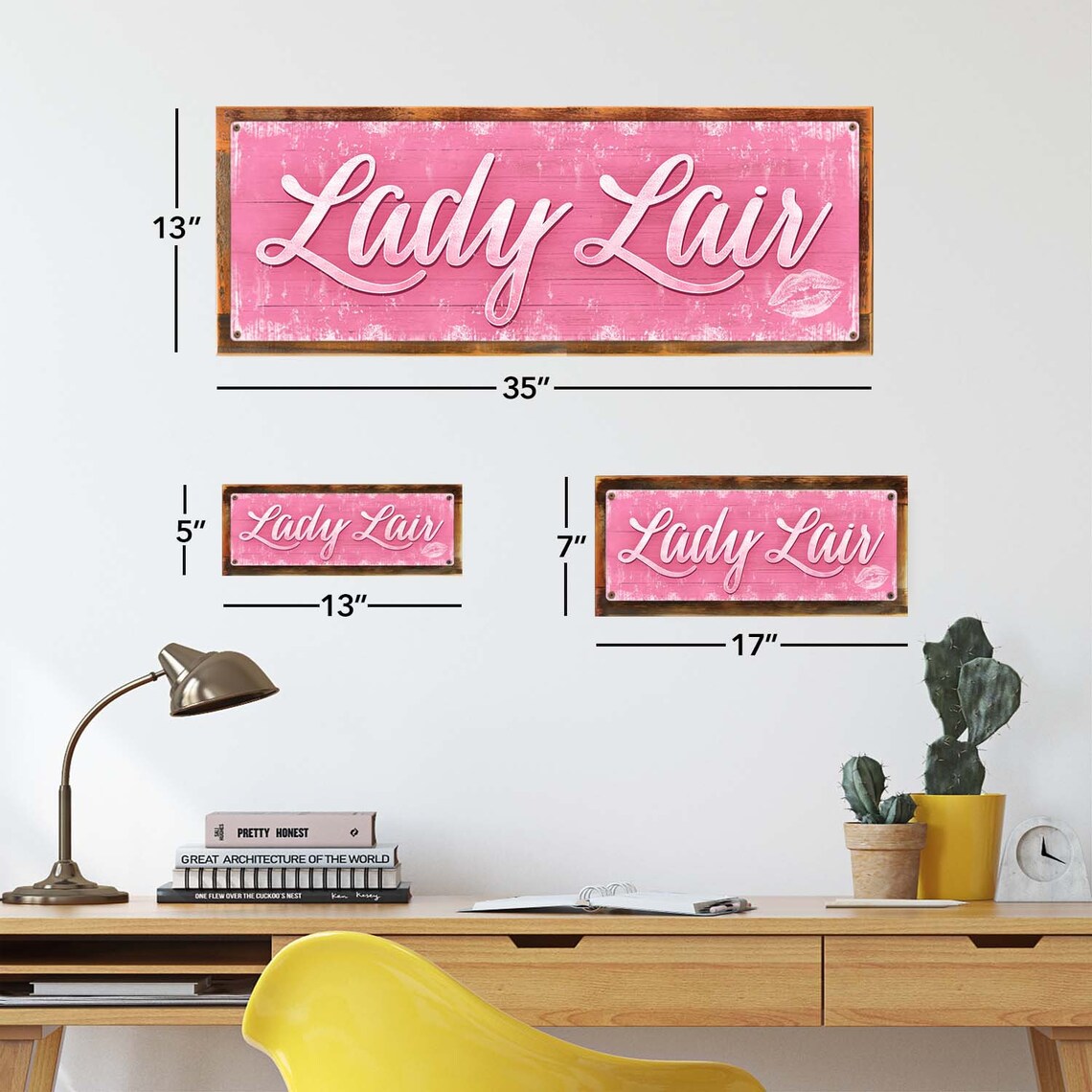 Lady Lair Metal Sign Wall Decor for Bath or Laundry - Etsy