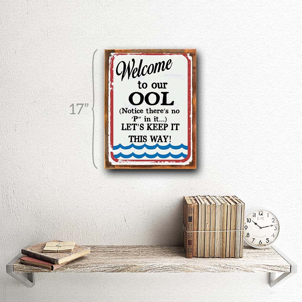 Welcome to Our Ool Metal Sign Wall Decor for Porch Patio or | Etsy
