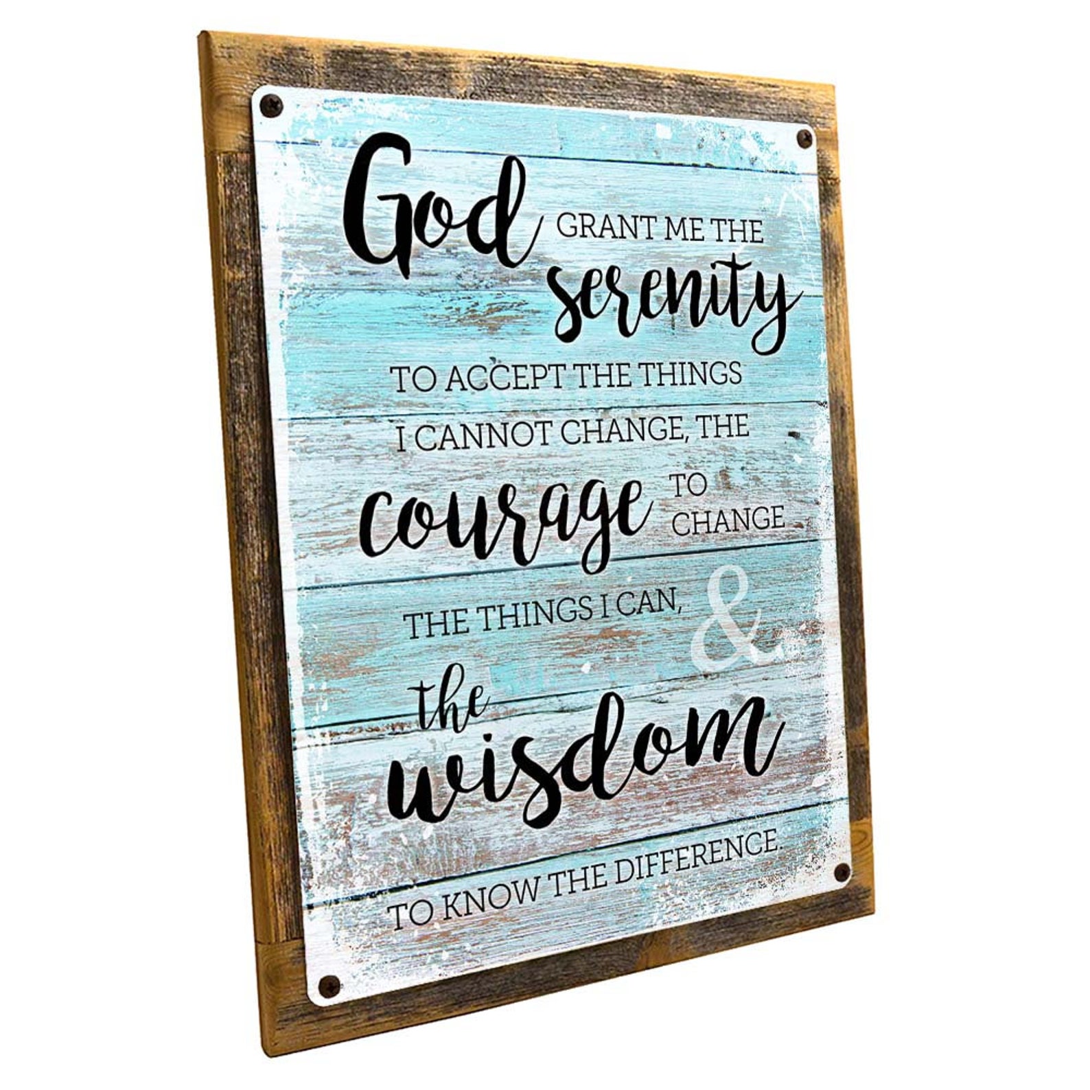 Serenity Prayer Metal Sign Wall Decor for Office or Meeting | Etsy