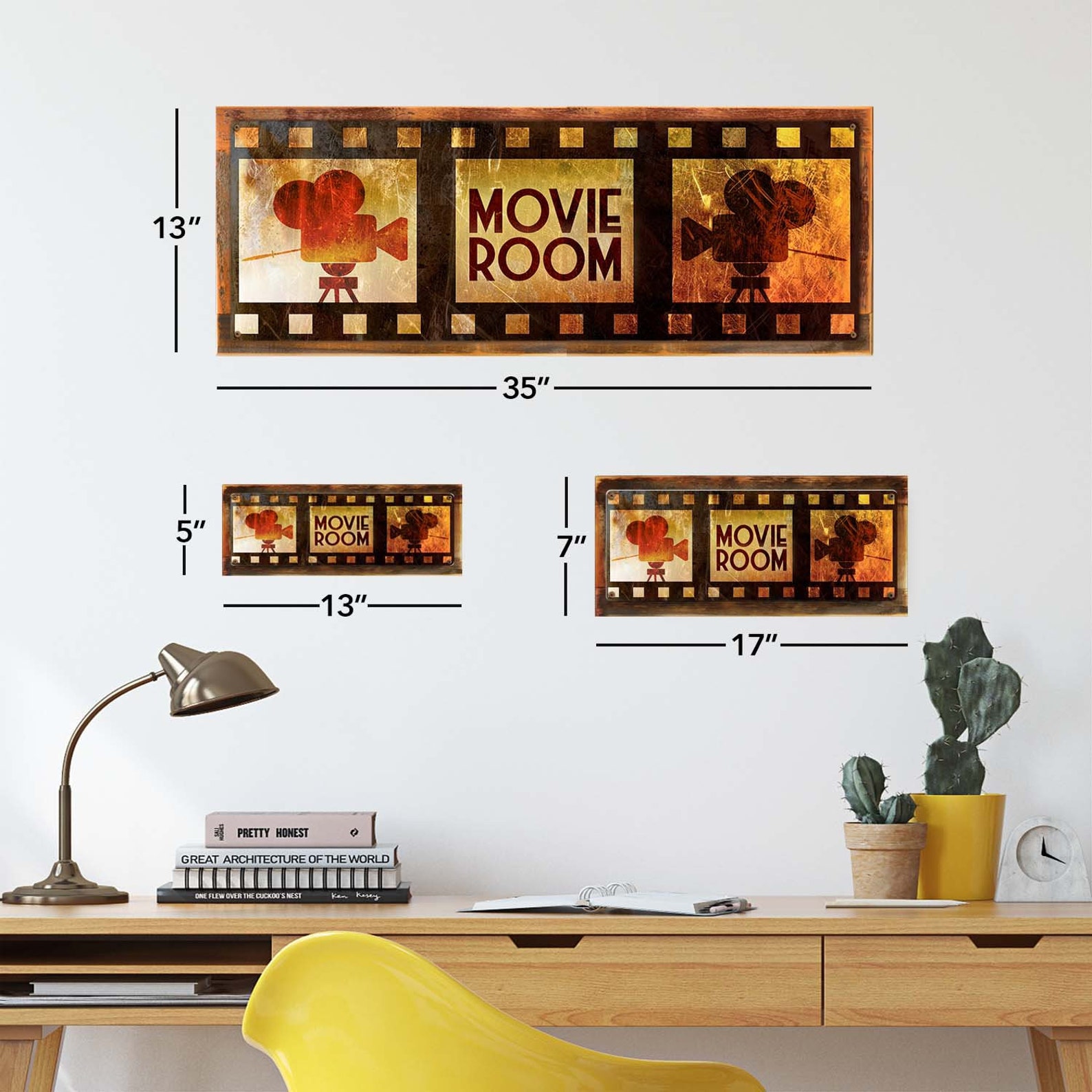 Movie Room Metal Sign; Wall Decor for Home Theater or Family Room - Etsy