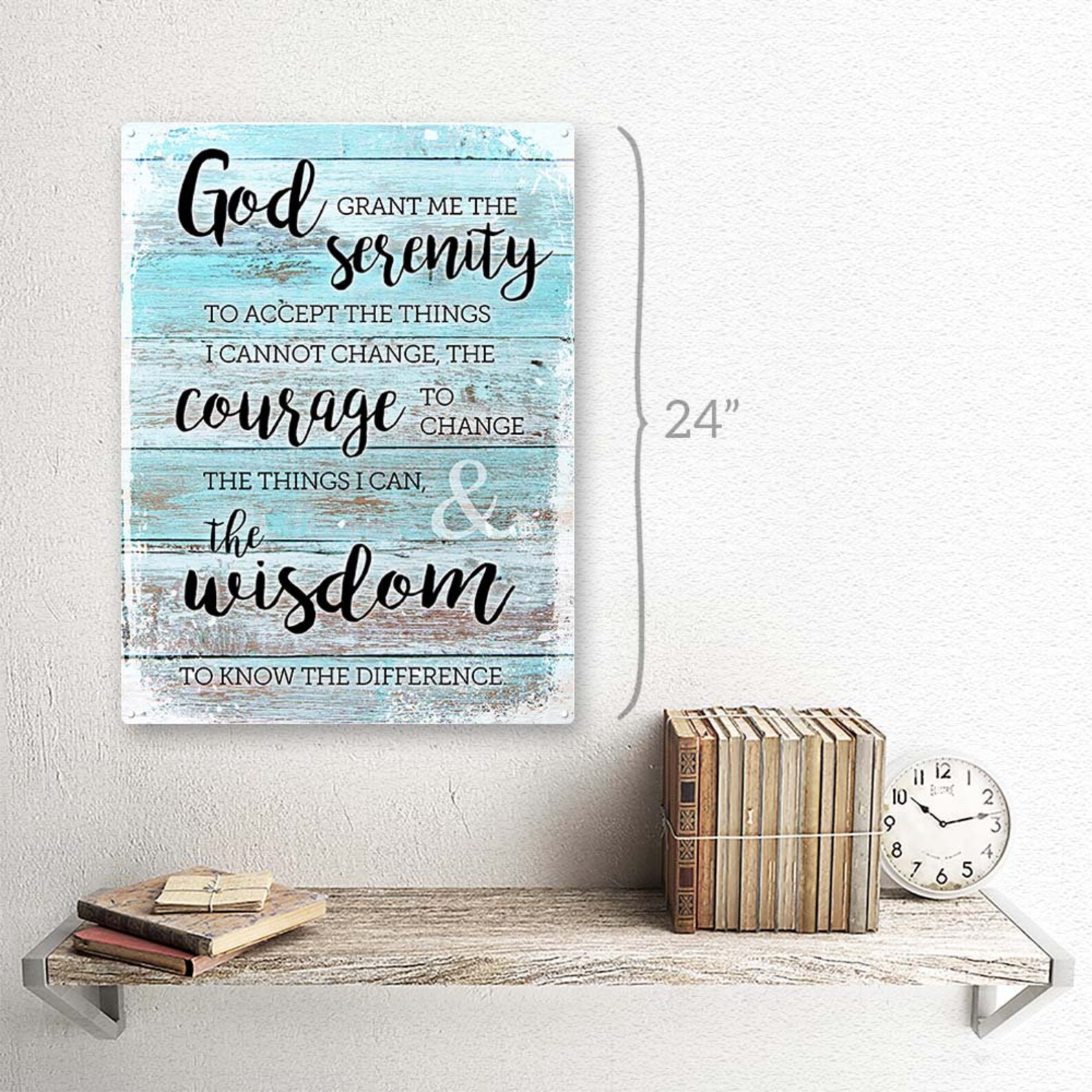 Serenity Prayer Metal Sign Wall Decor for Office or Meeting | Etsy