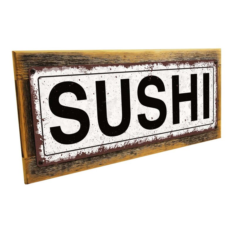 Sushi Metal Sign Wall Decor for Restaurant Home or Office - Etsy