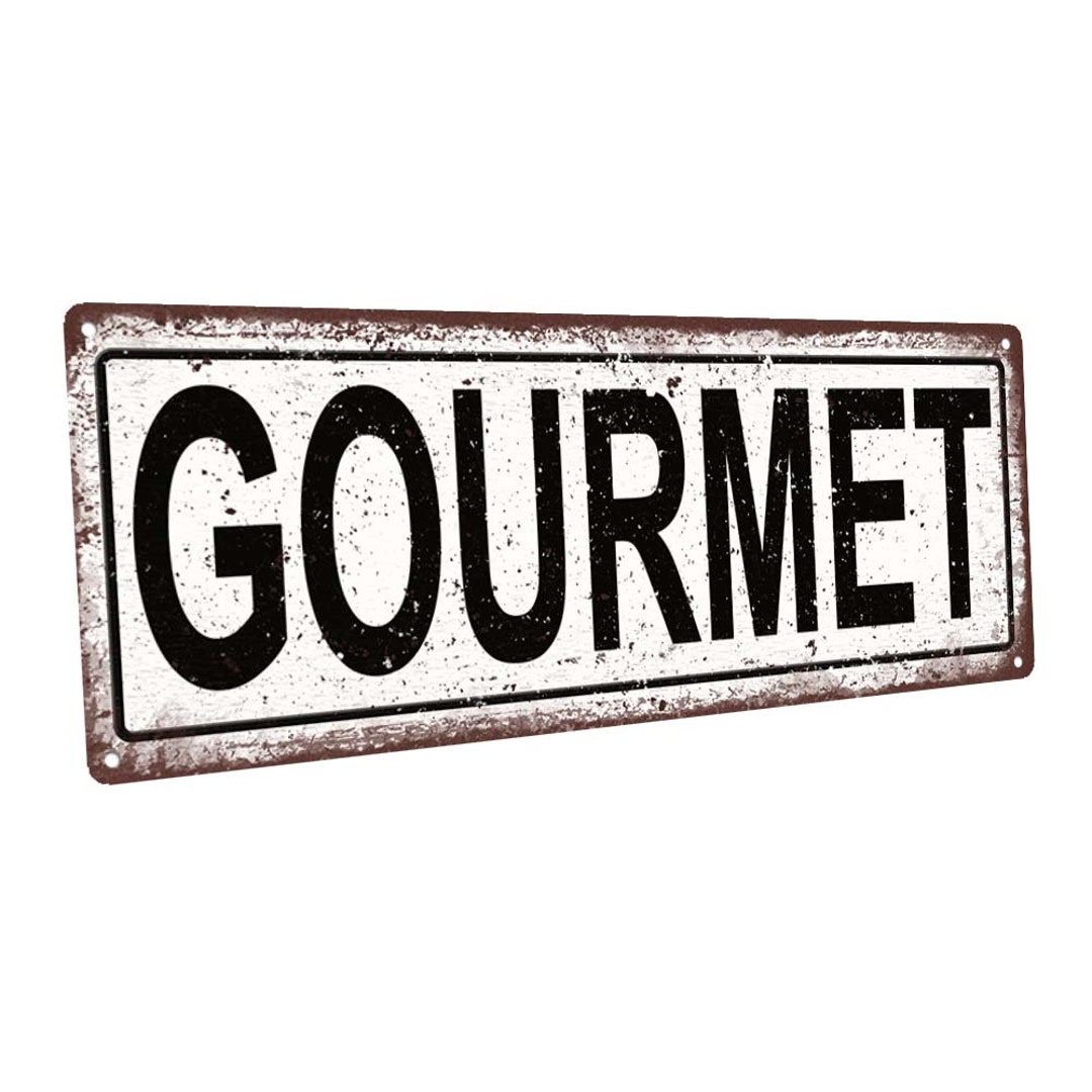 Gourmet Metal Sign; Wall Decor for Kitchen and Dining Room - Etsy