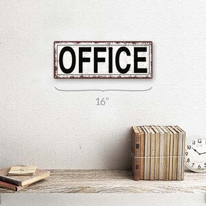 Office Metal Sign; Wall Decor for Home and Office - Etsy