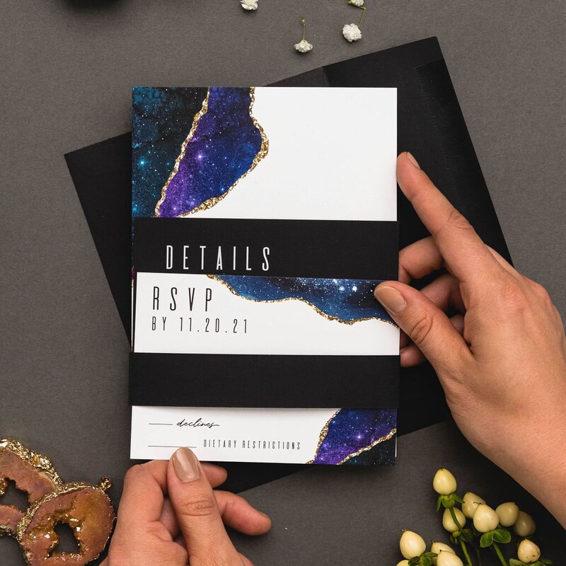 Typography Wedding Invitations - Etsy