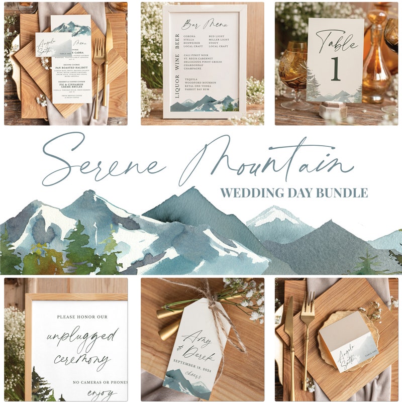 Mountain Wedding Svg - Etsy