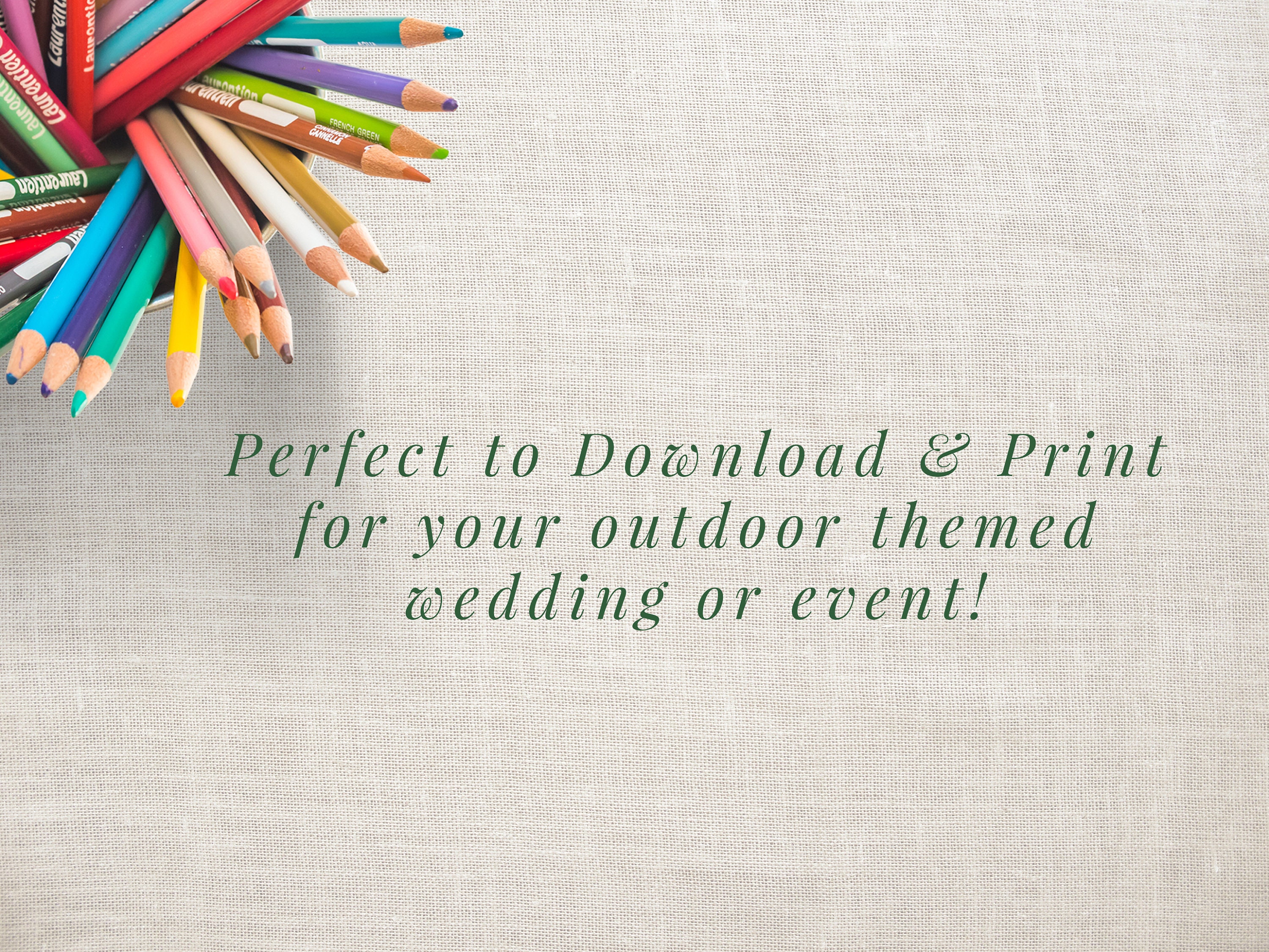 I Spy Watercolor Outdoor Theme Printable for Kids, Wedding Kids ...