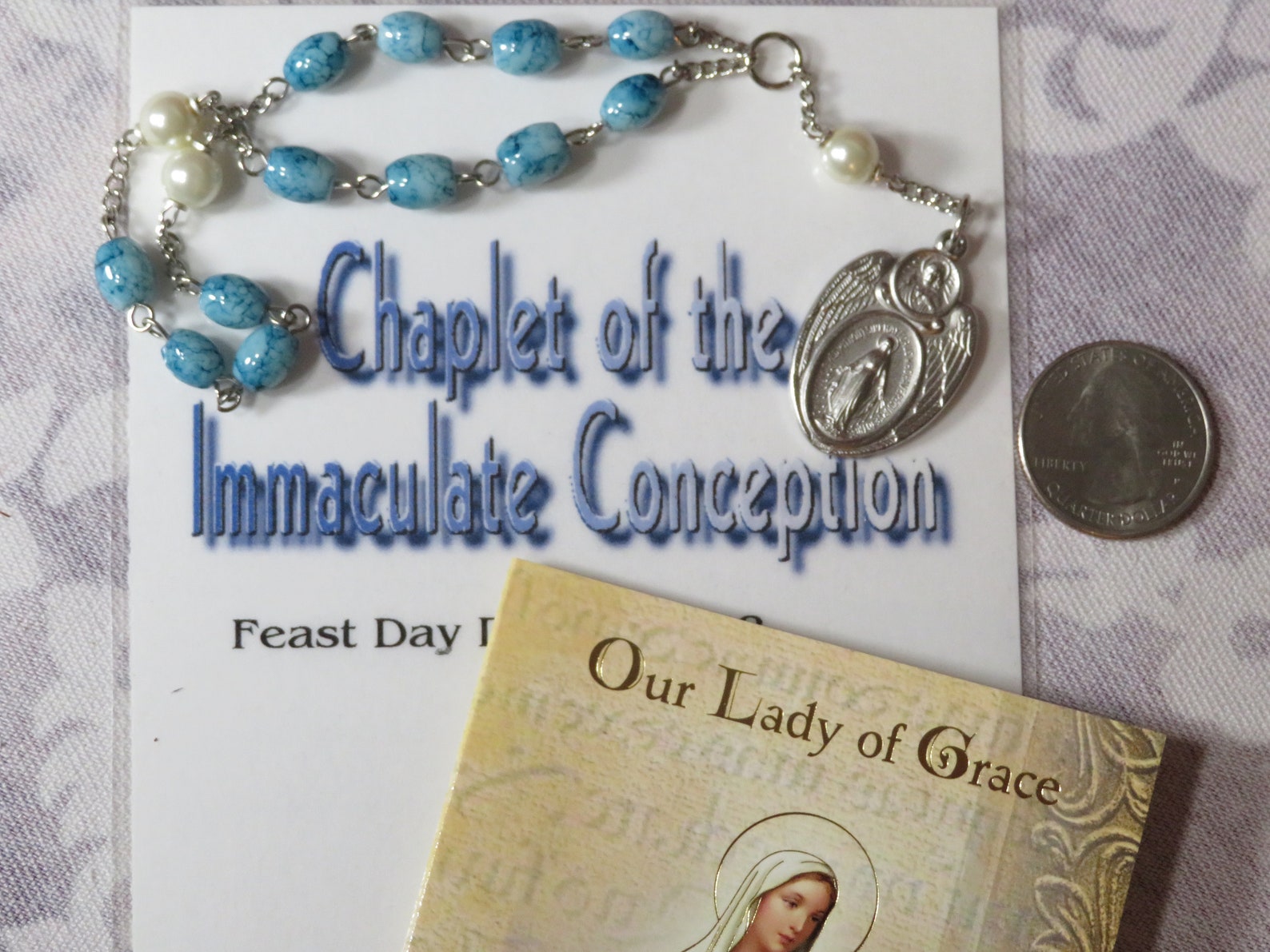 Immaculate Conception Chaplet W/instructions - Etsy
