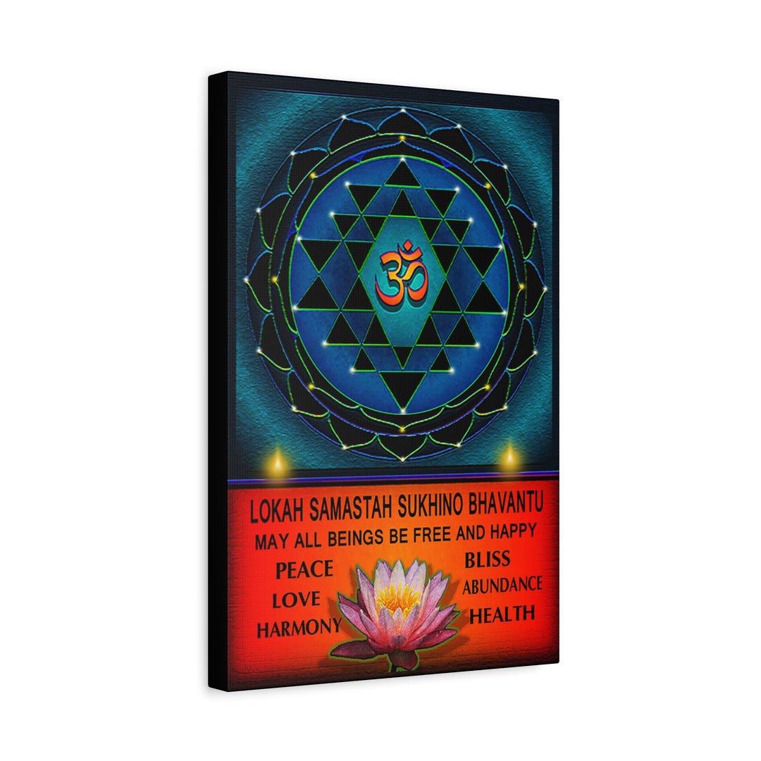 SRI YANTRA - With GAYATRI Prayer Blessings - Etsy