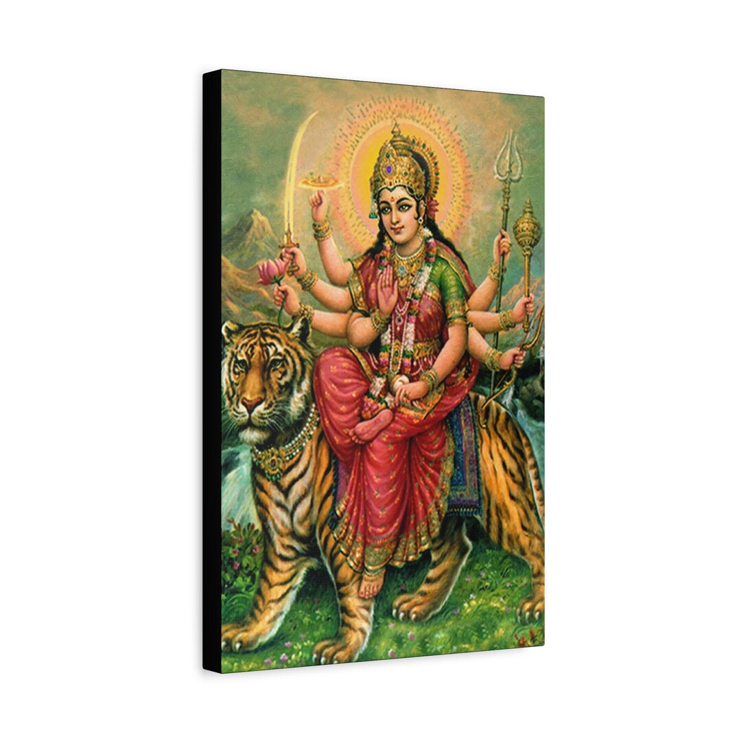 MOTHER DURGA - Goddess of Protection - Wall Art - Etsy
