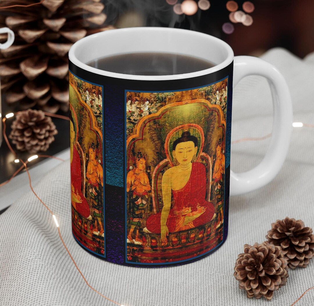 BUDDHA ART MUGS - Etsy