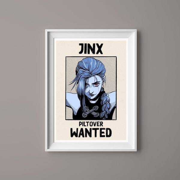 Jinx Wanted Poster - Etsy
