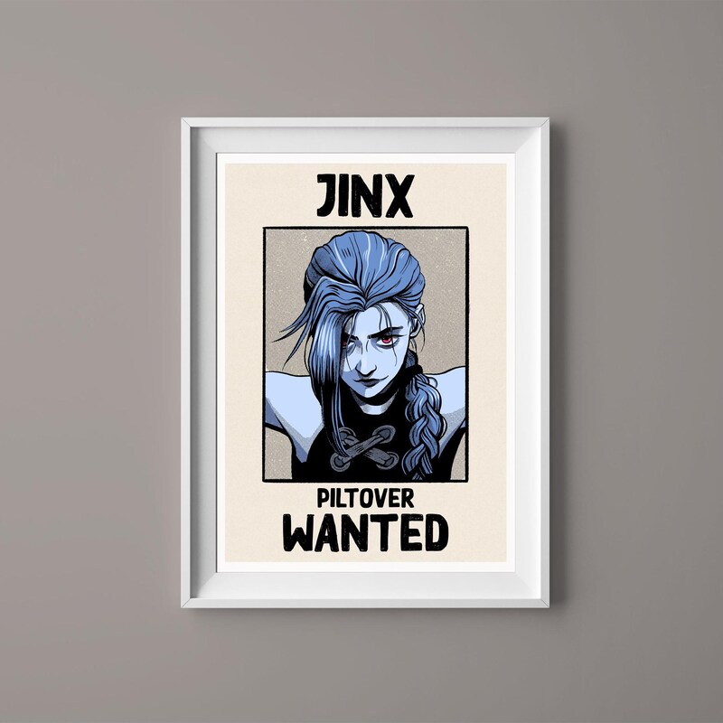 Jinx Wanted Poster - Etsy