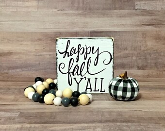 Happy Fall Y'all Personalized Oval Wood Sign Autumn Wall - Etsy